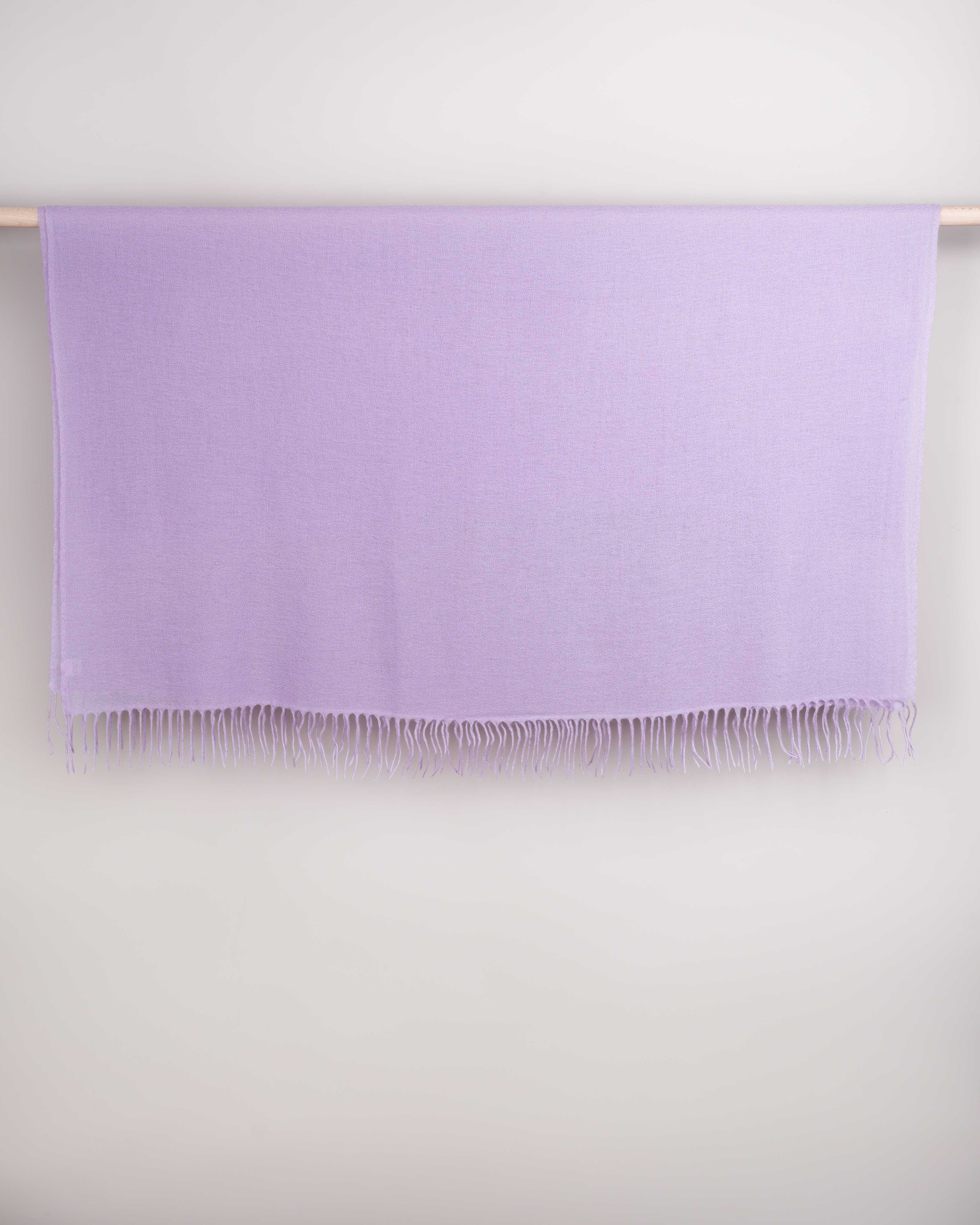 Kunjo cashmere scarf, pastel lilac – Bellona Cashmere & Horn GmbH