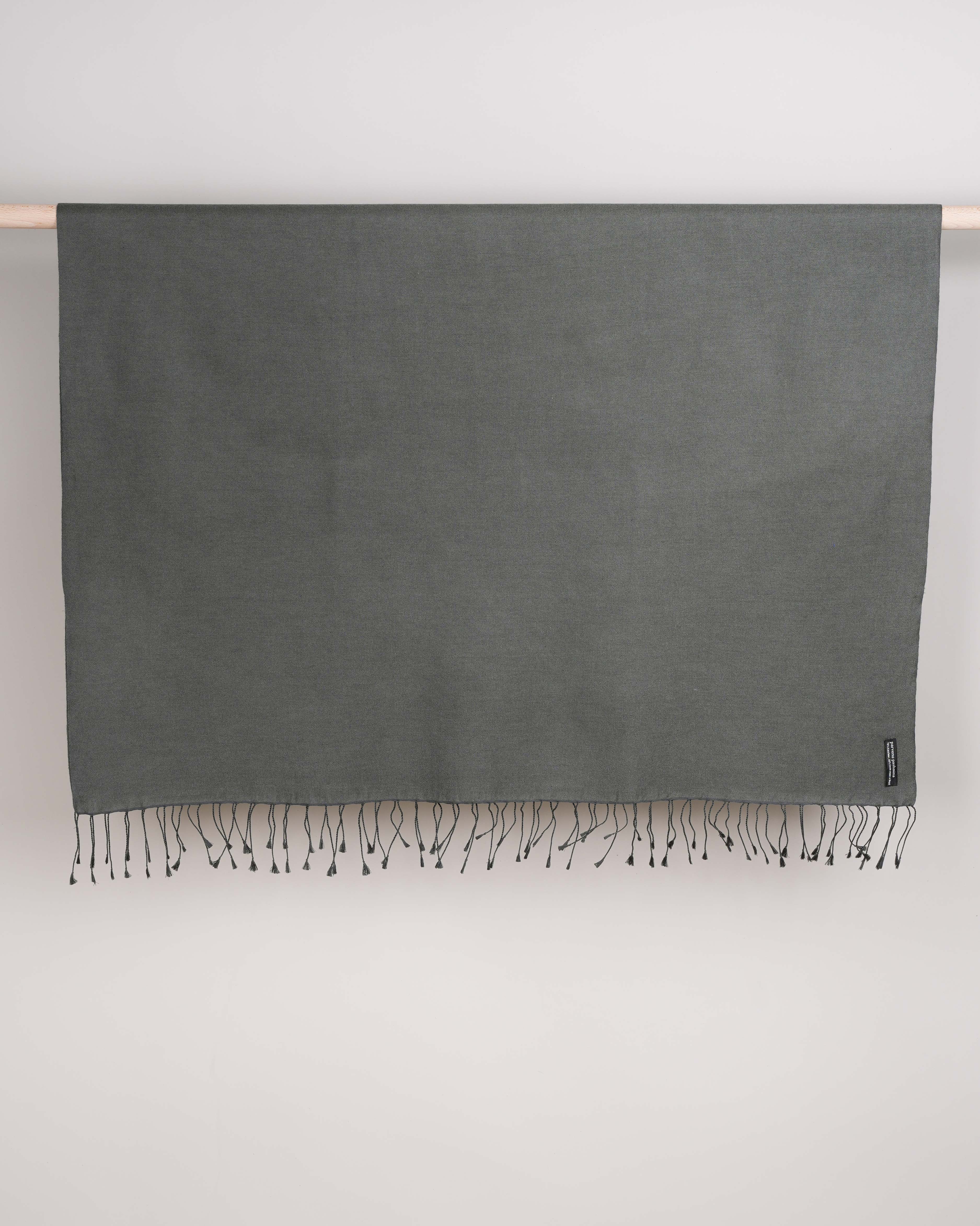 Pashmina 70% cashmere stole slate gray – Bellona Cashmere & Horn GmbH
