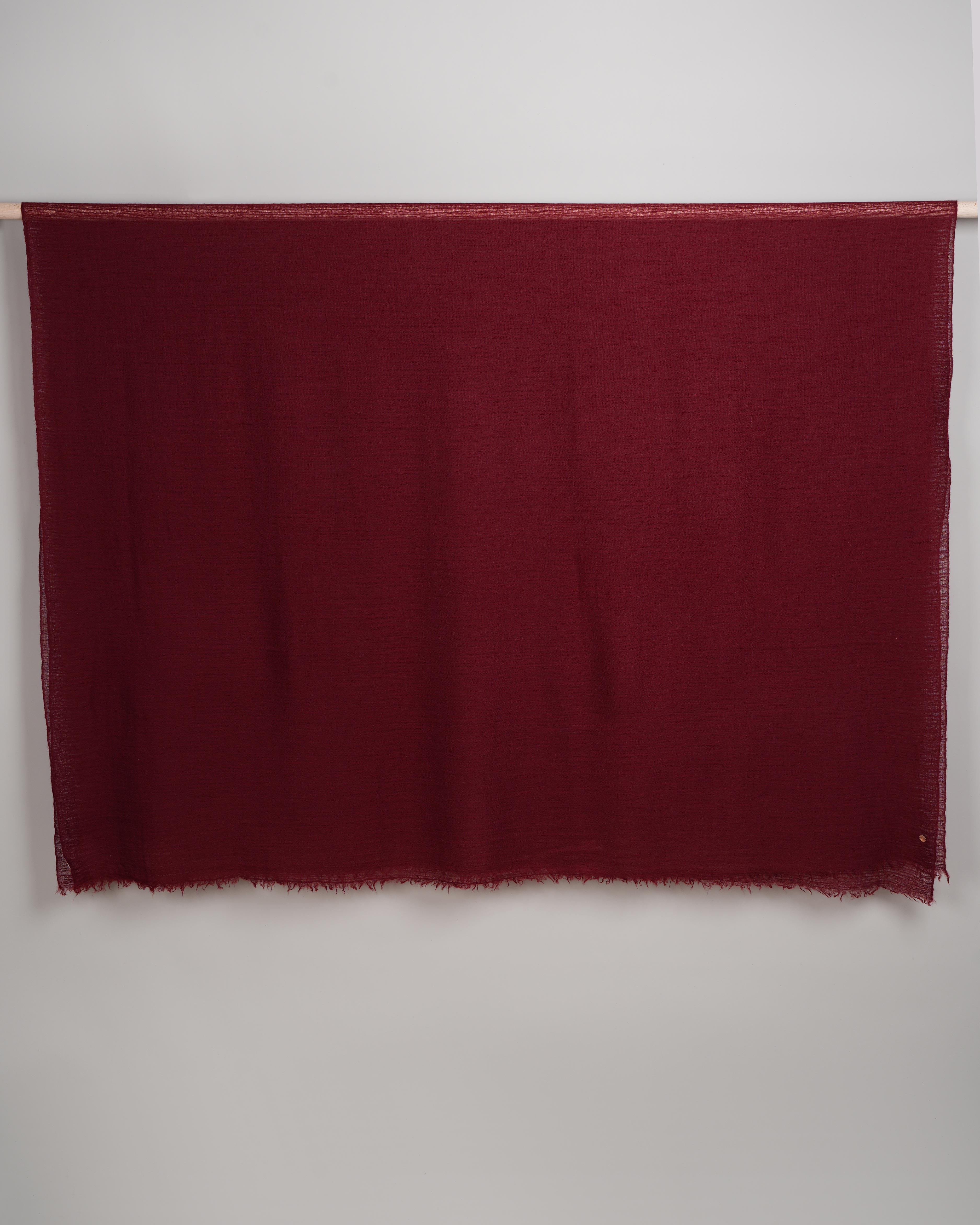 Pashmina Yamato Tibetan red – Bellona Cashmere & Horn GmbH